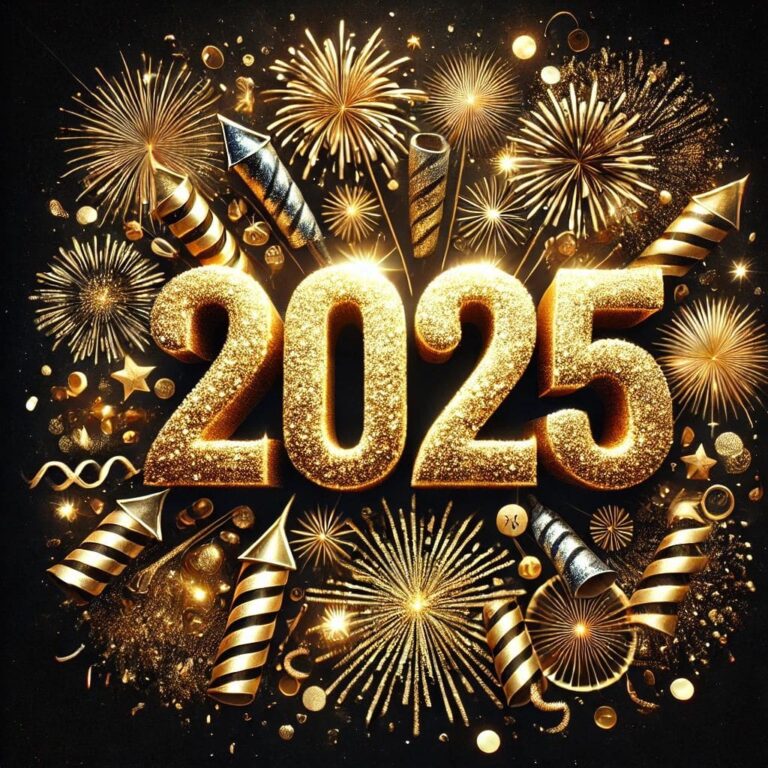 Šťastný nový rok 2025: Originálne obrázky zadarmo